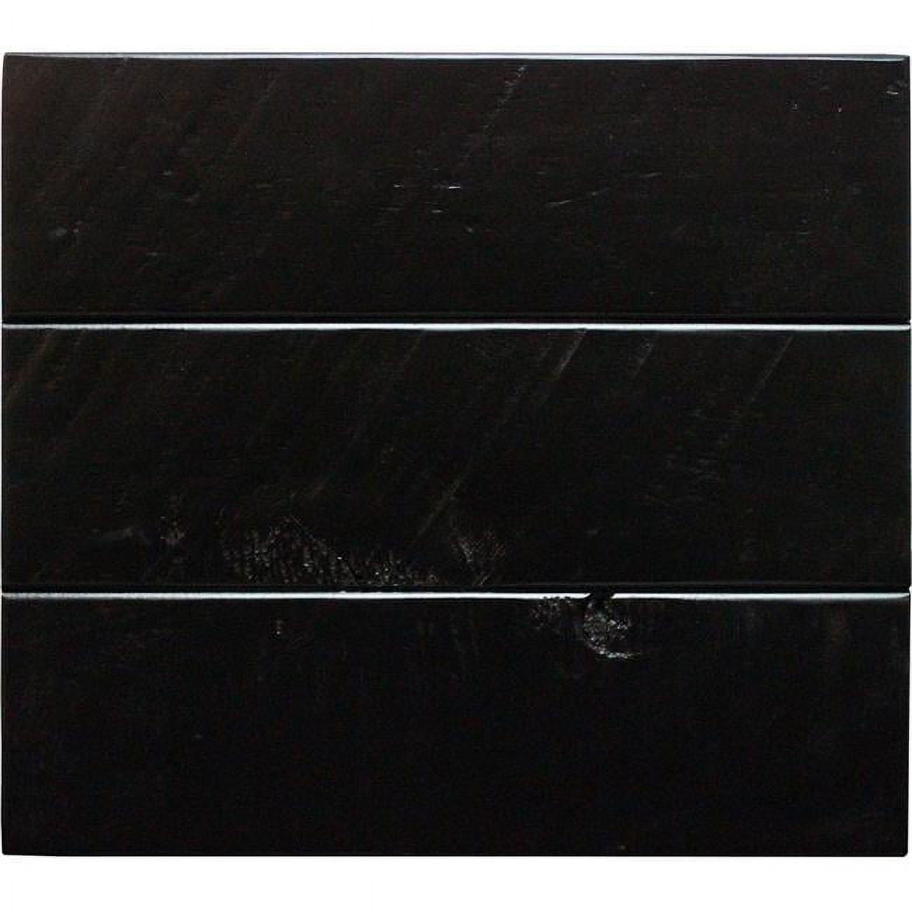 Rustic Tall Curve Corner Shutter TV Cart in Antique Black - Walmart.com