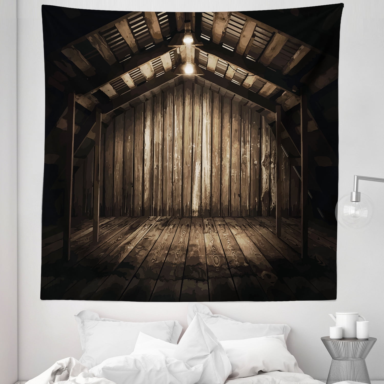 Rustic Tapestry, Old Wooden Rustic Home Cottage Rural Countryside ...