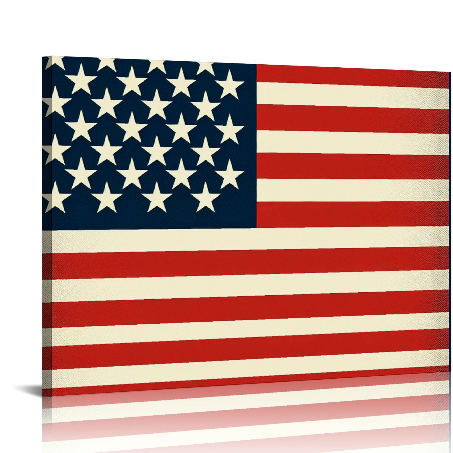 Rustic Tattered USA Flag Home Decor Hanging Wall Sign Decoration ...