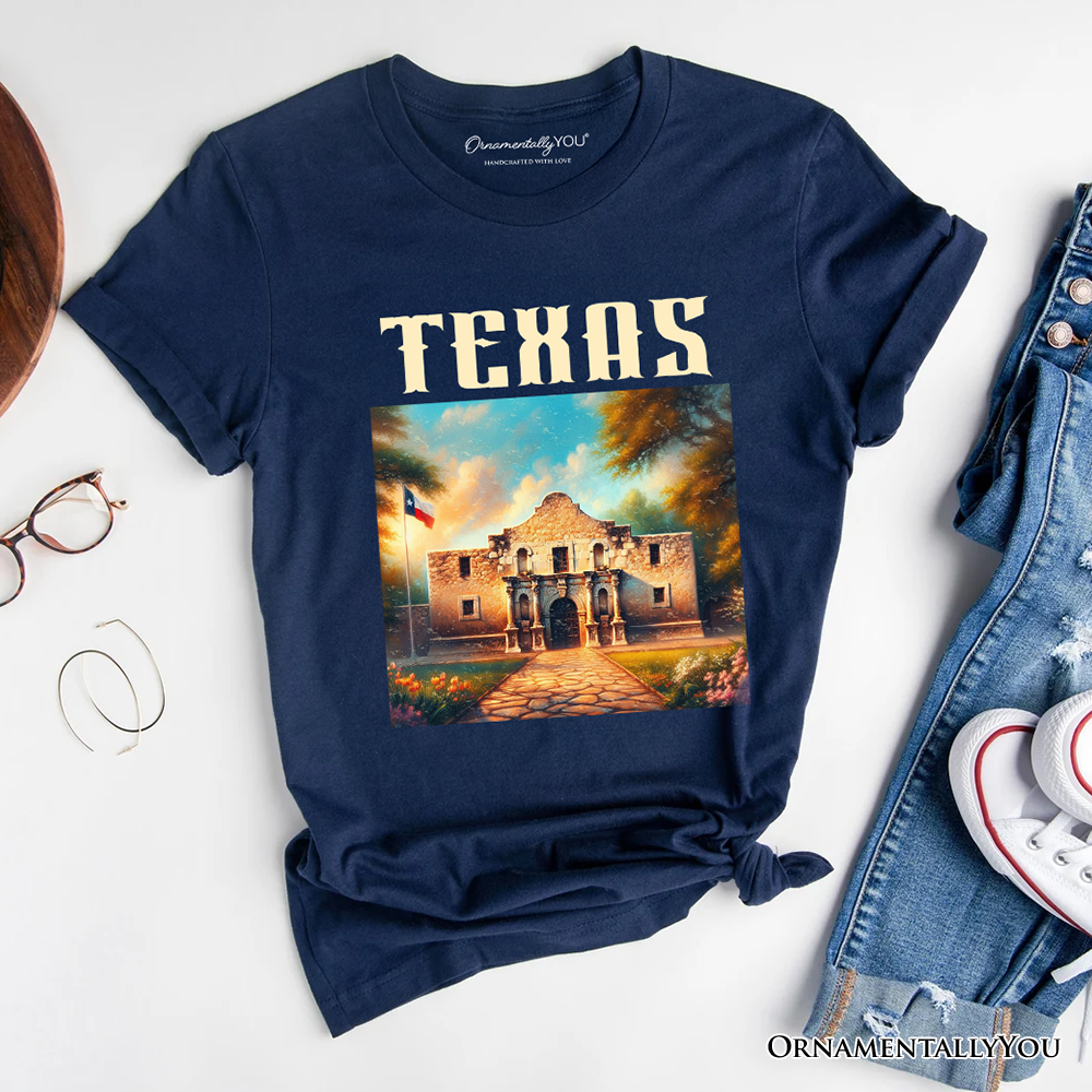 Rustic Texas State Alamo T-Shirt, American Western Charm Tee and San ...