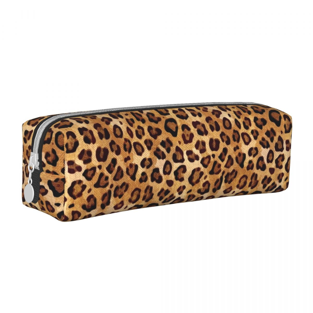 Rustic Texture Leopard Print Pencil Case Fashion Pencil Pouch Pen for ...