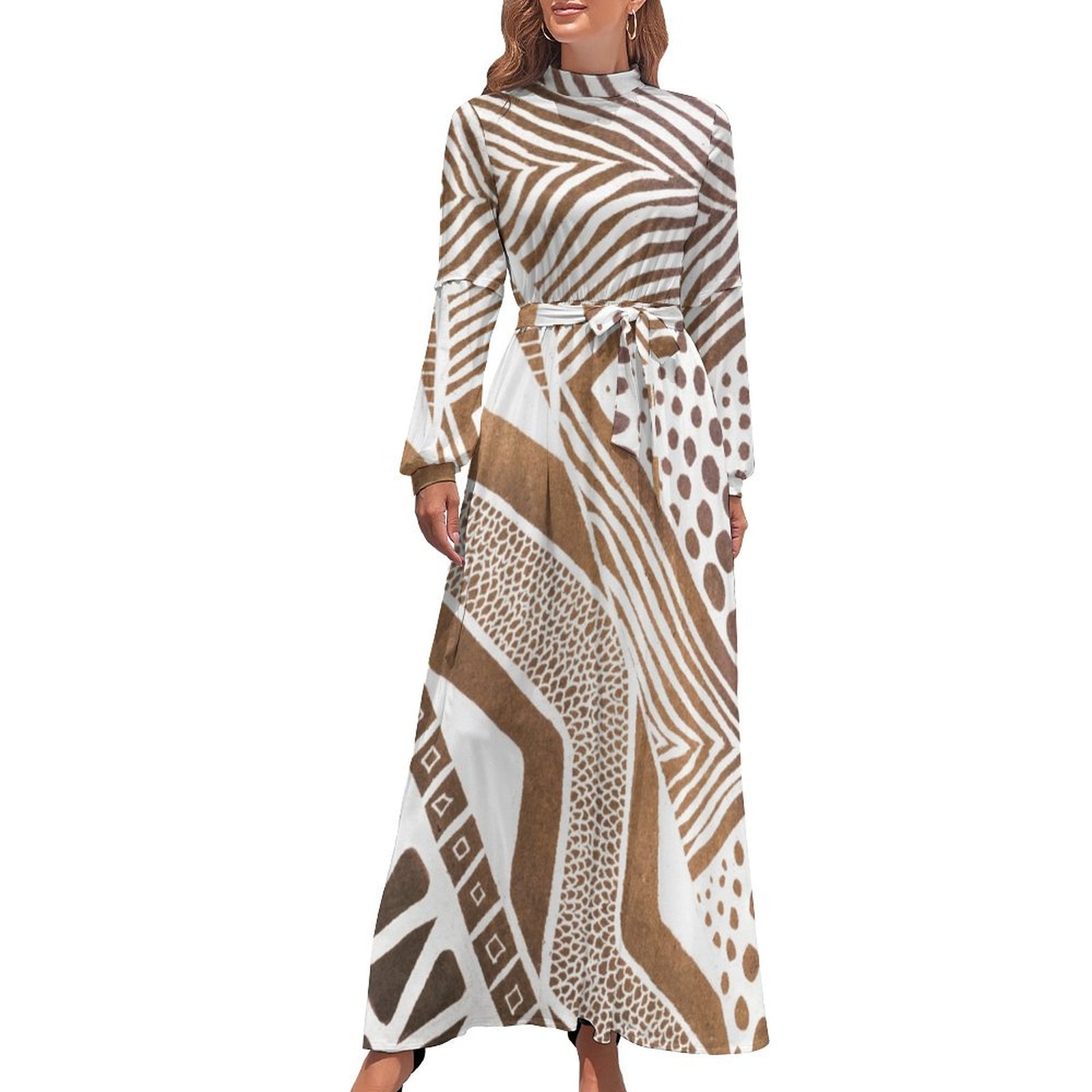 Rustic Tribal Long Dress Long veiled dresses summer woman dress summer ...