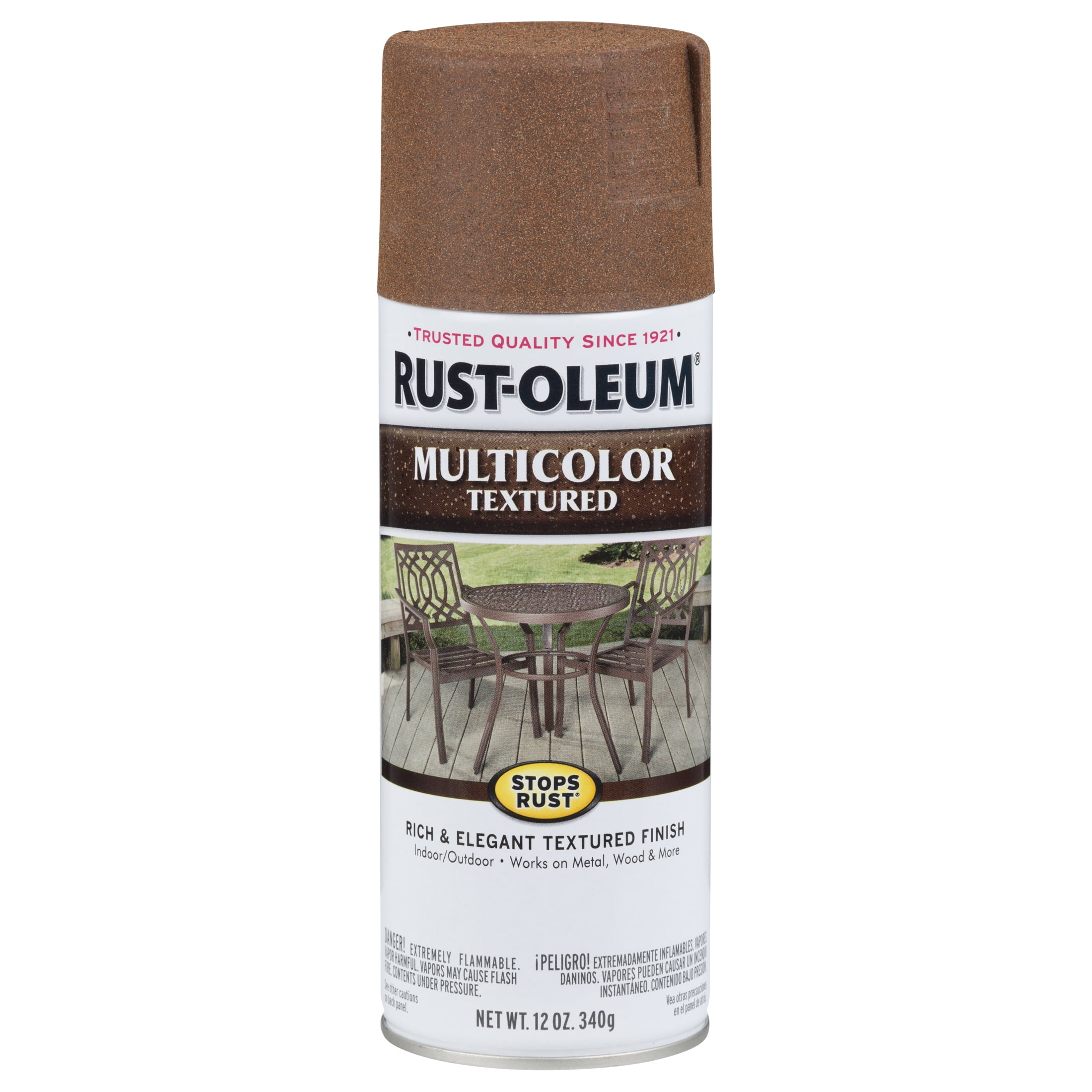 6 Pack, Rustic Umber, Rust-Oleum Stops Rust Multi-Color Textured ...