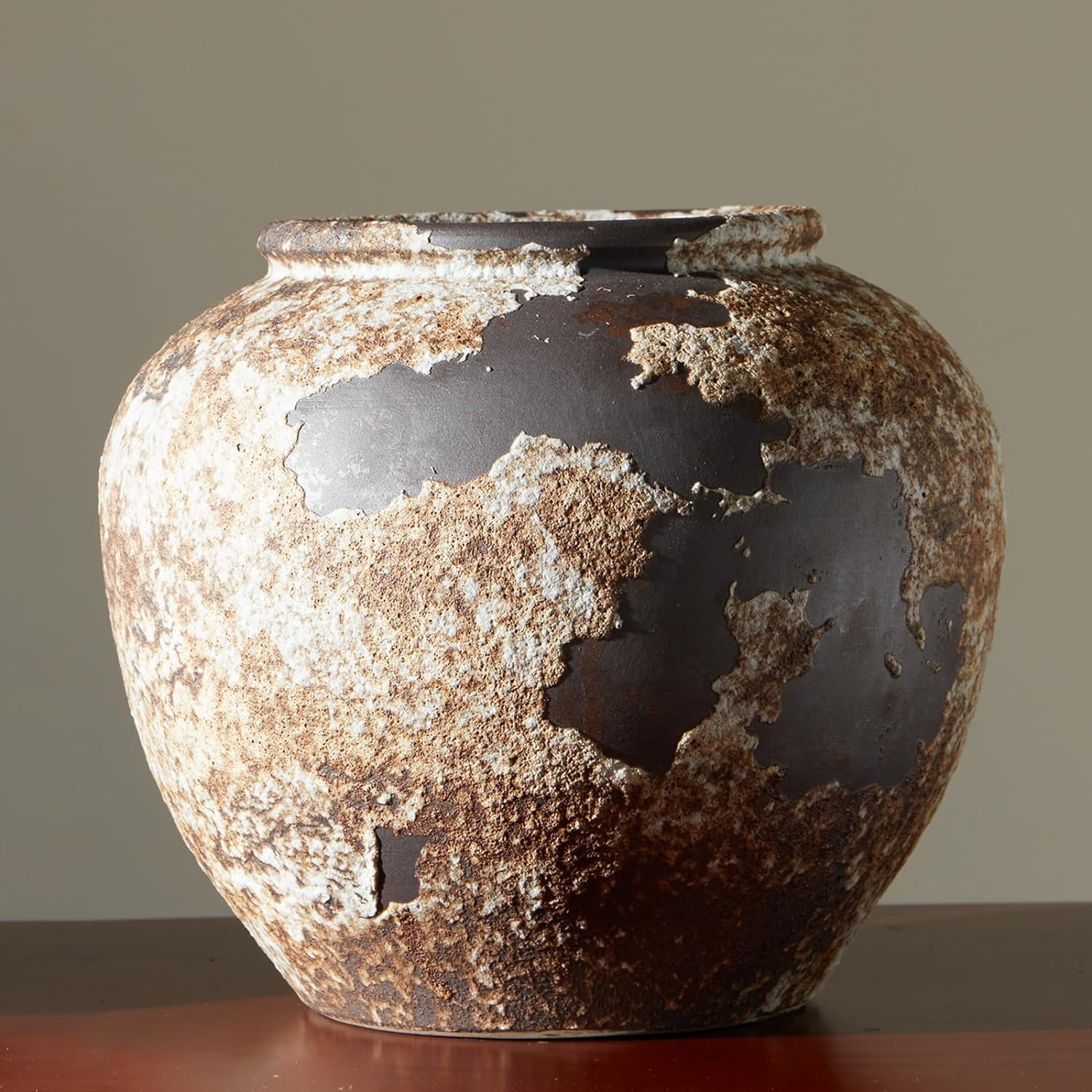 Rustic Vase for Home Decor, Farmhouse Terracotta Vases, Stone Vases ...