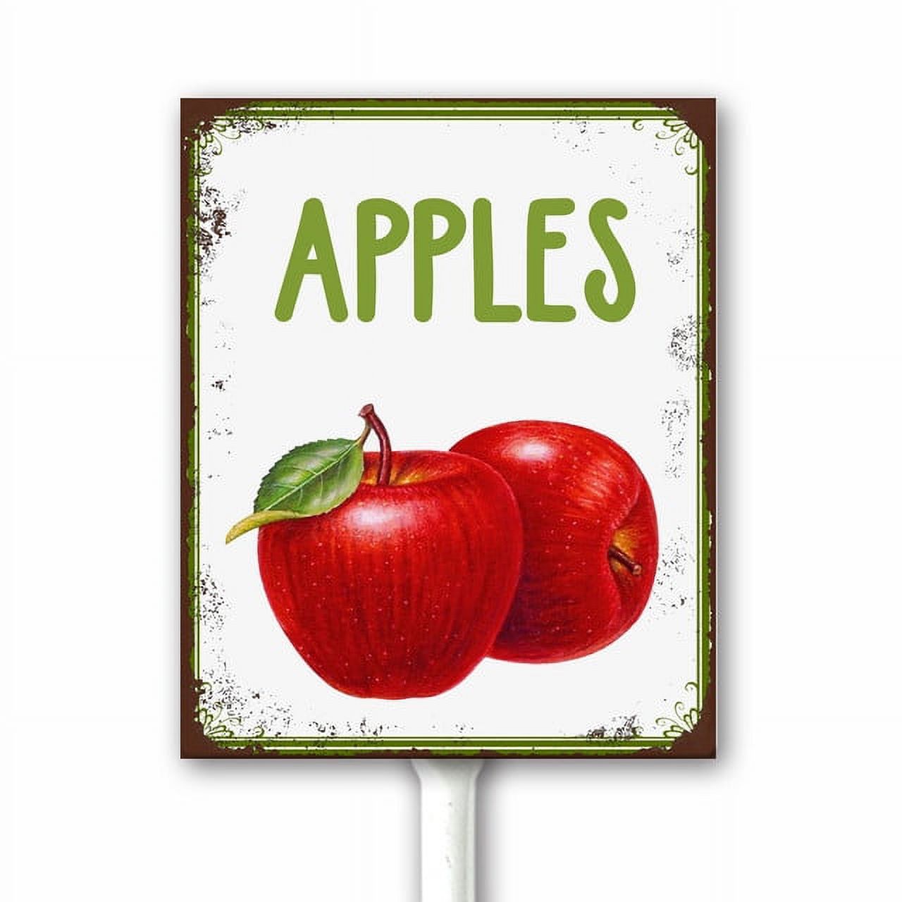 Rustic Vegetable Signs For Garden Onions Yard Sign With Metal Stake ...