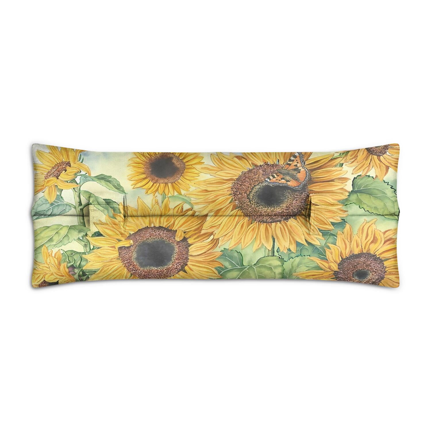 Rustic Vintage Sunflower Seatbelt Pillow - Plush Mastectomy Car Cushion ...