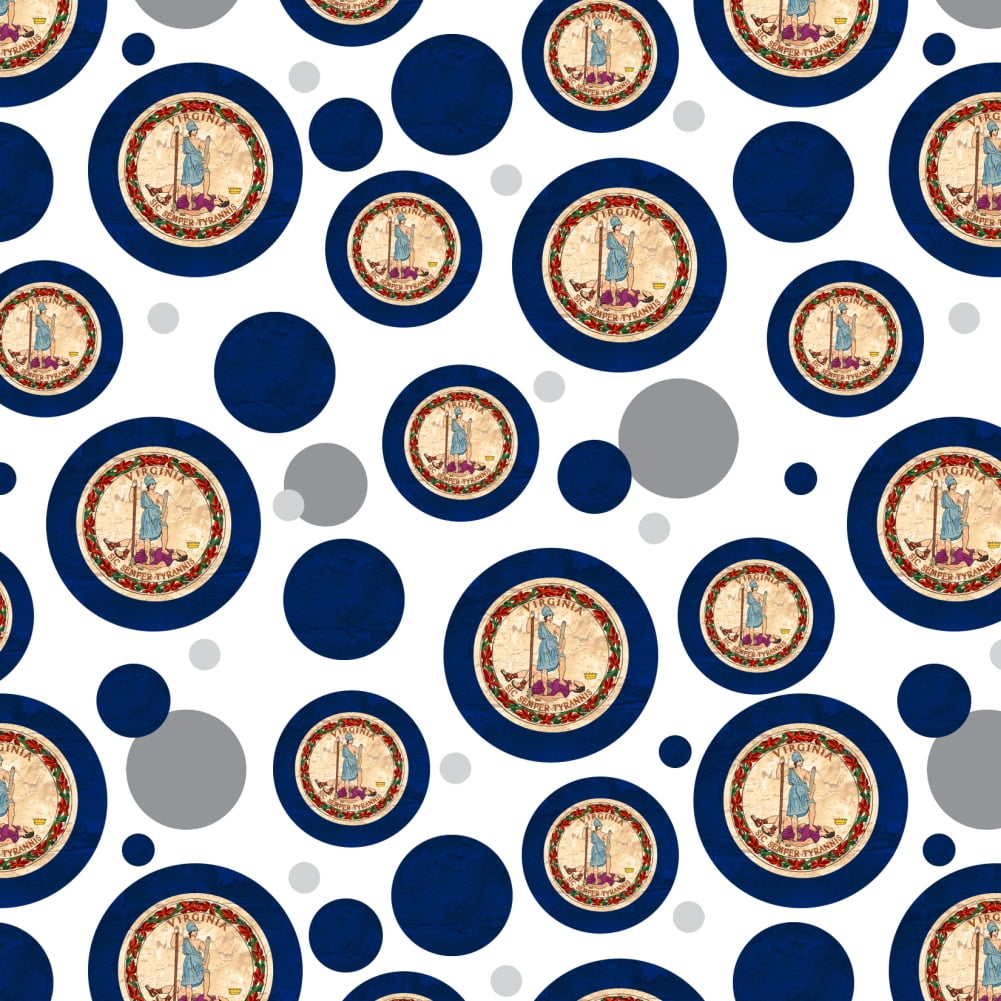 Rustic Virginia State Flag Distressed USA Premium Gift Wrap Wrapping ...