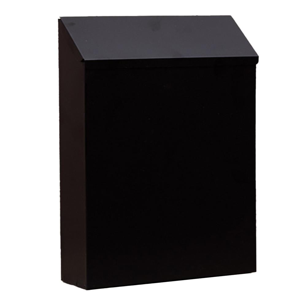 Rustic Wall-Mounted Mailbox with Lock: Stylish Iron Design for Home and ...
