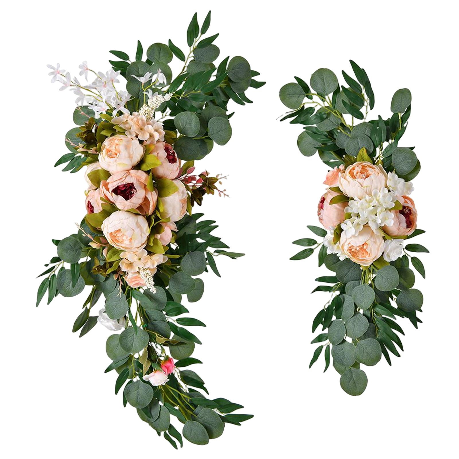 Rustic Wedding Arch Flower Flower Arrangement Centerpiece Garland Silk ...