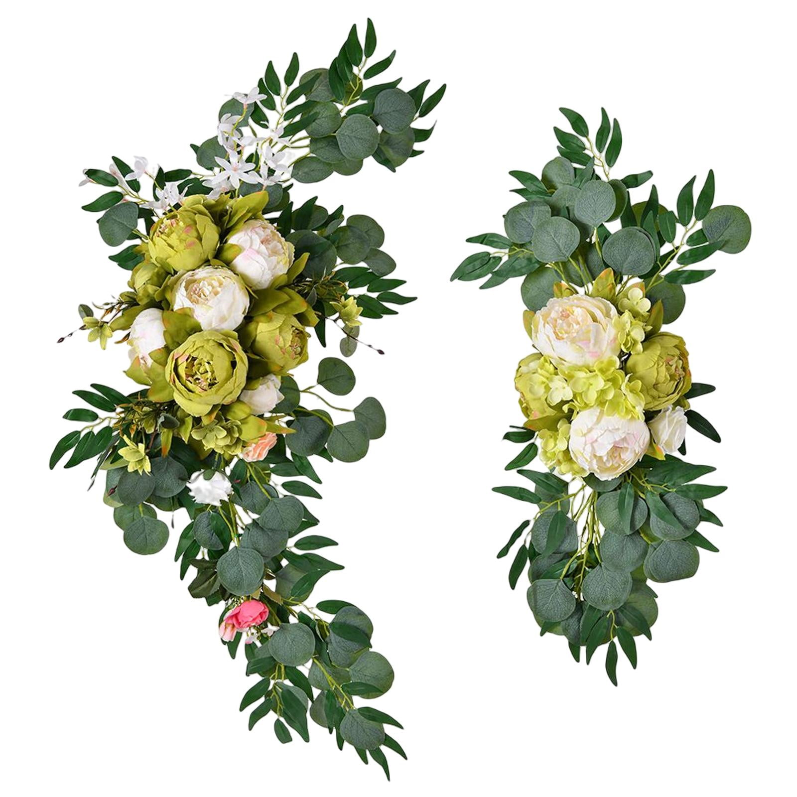 Rustic Wedding Arch Flower Flower Arrangement Centerpiece Garland Silk ...