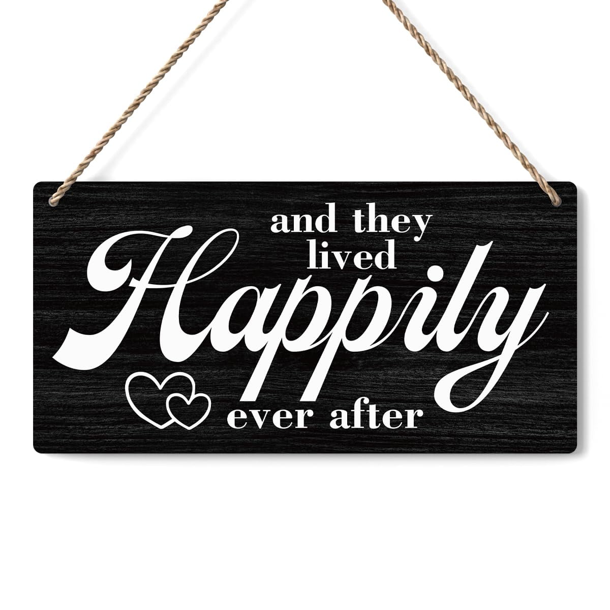 Rustic Wedding Signs And They Lived ATT1Happily Ever After, Wedding ...