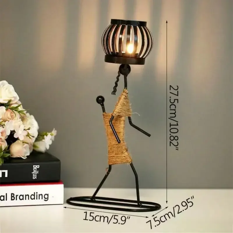 Rustic Wedding Table Centerpiece Decor Living Room Human Figurines ...