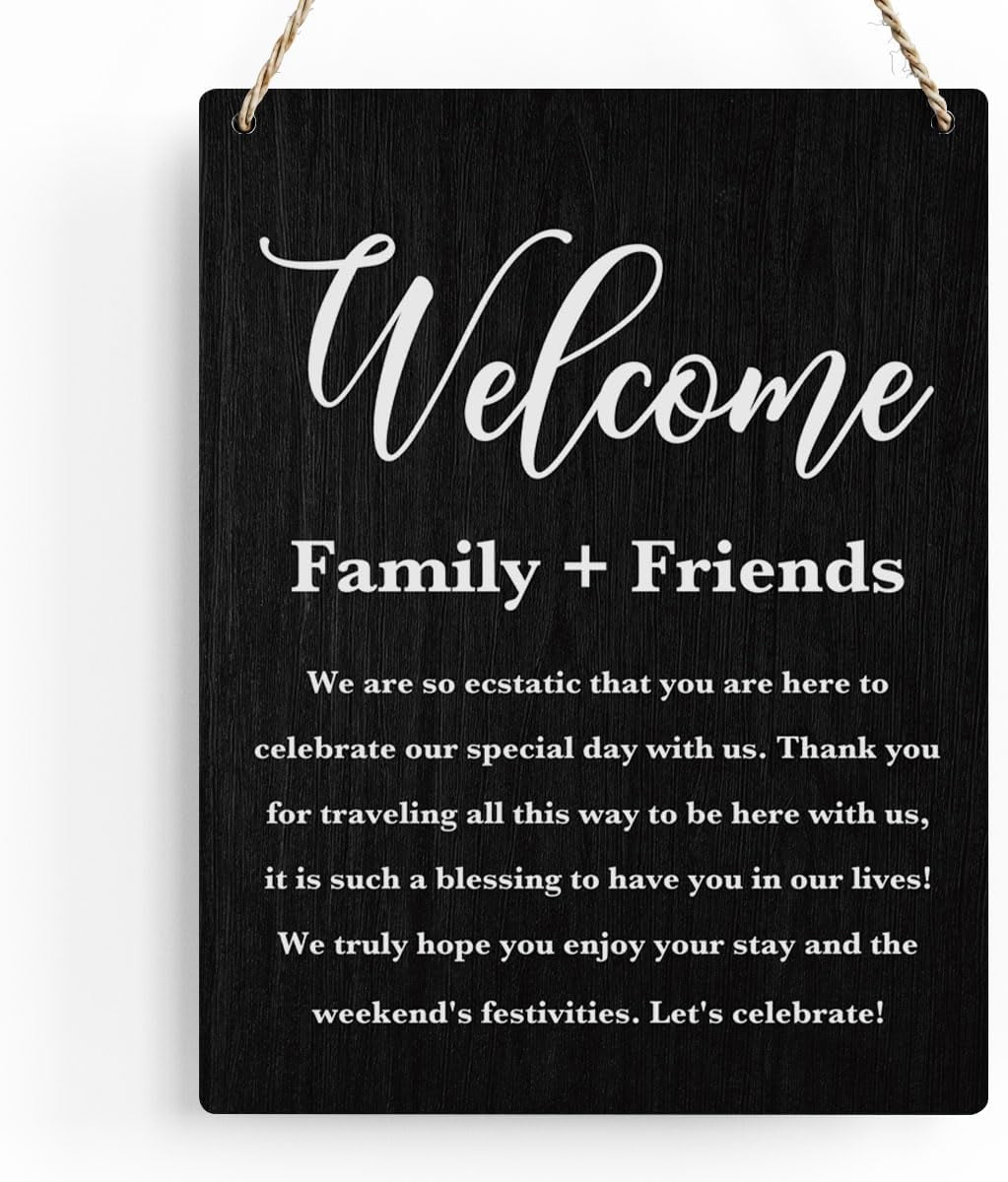 Rustic Wedding Welcome Signs, Boho Wedding Decor Engagement Wedding ...