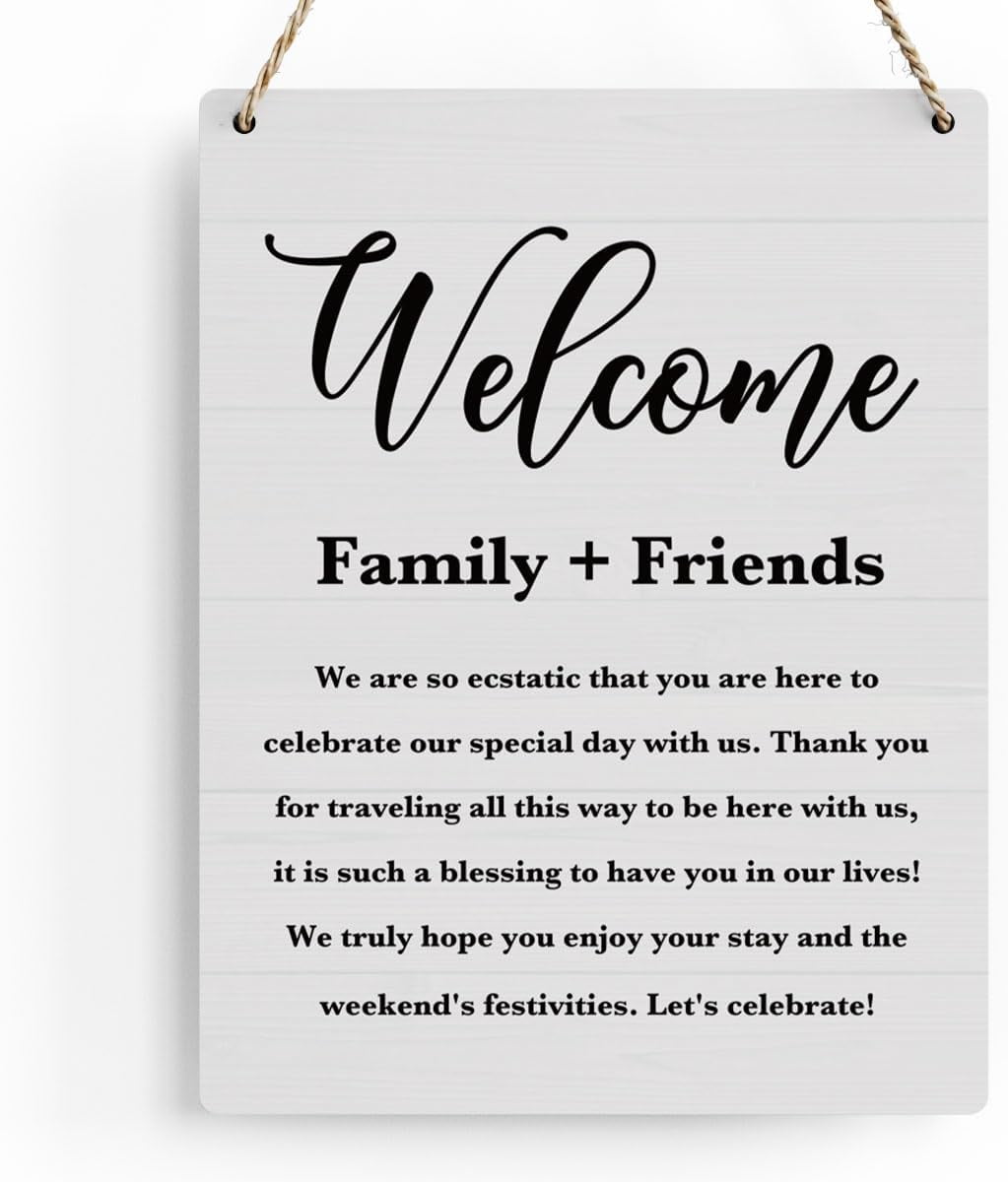 Rustic Wedding Welcome Signs, Boho Wedding Decor Engagement Wedding ...