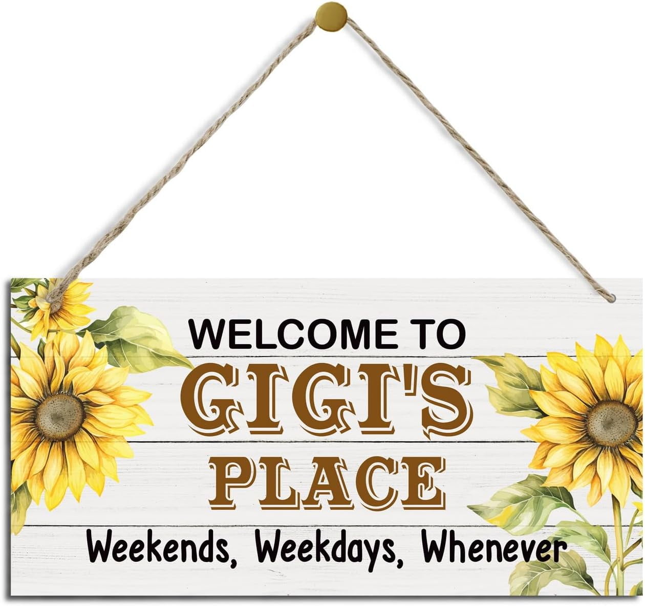Rustic Welcome to Gigi's Place Decor Sign, Welcome Decor Sign ...