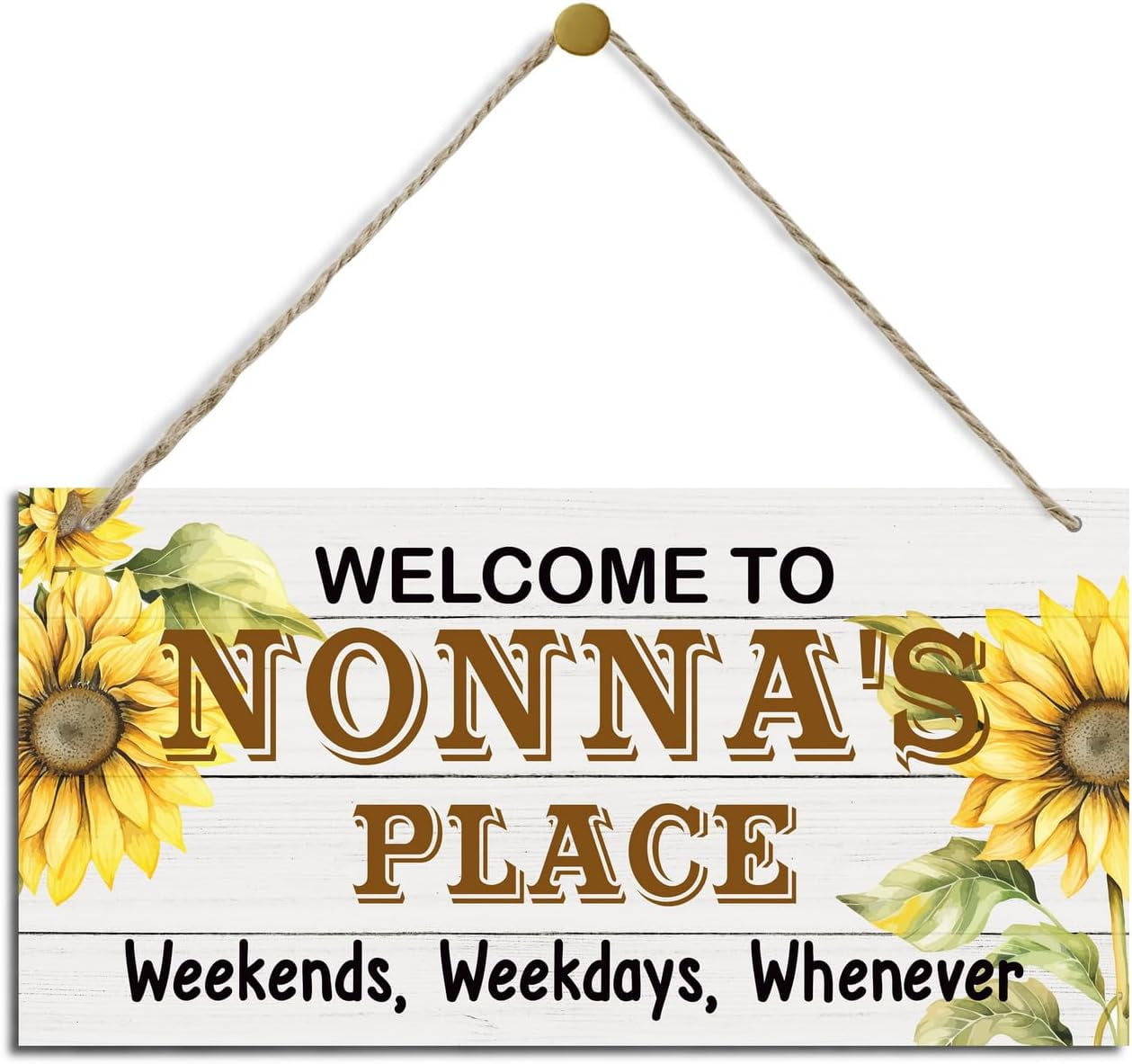 Rustic Welcome to Nonna's Place Decor Sign, Welcome Decor Sign ...