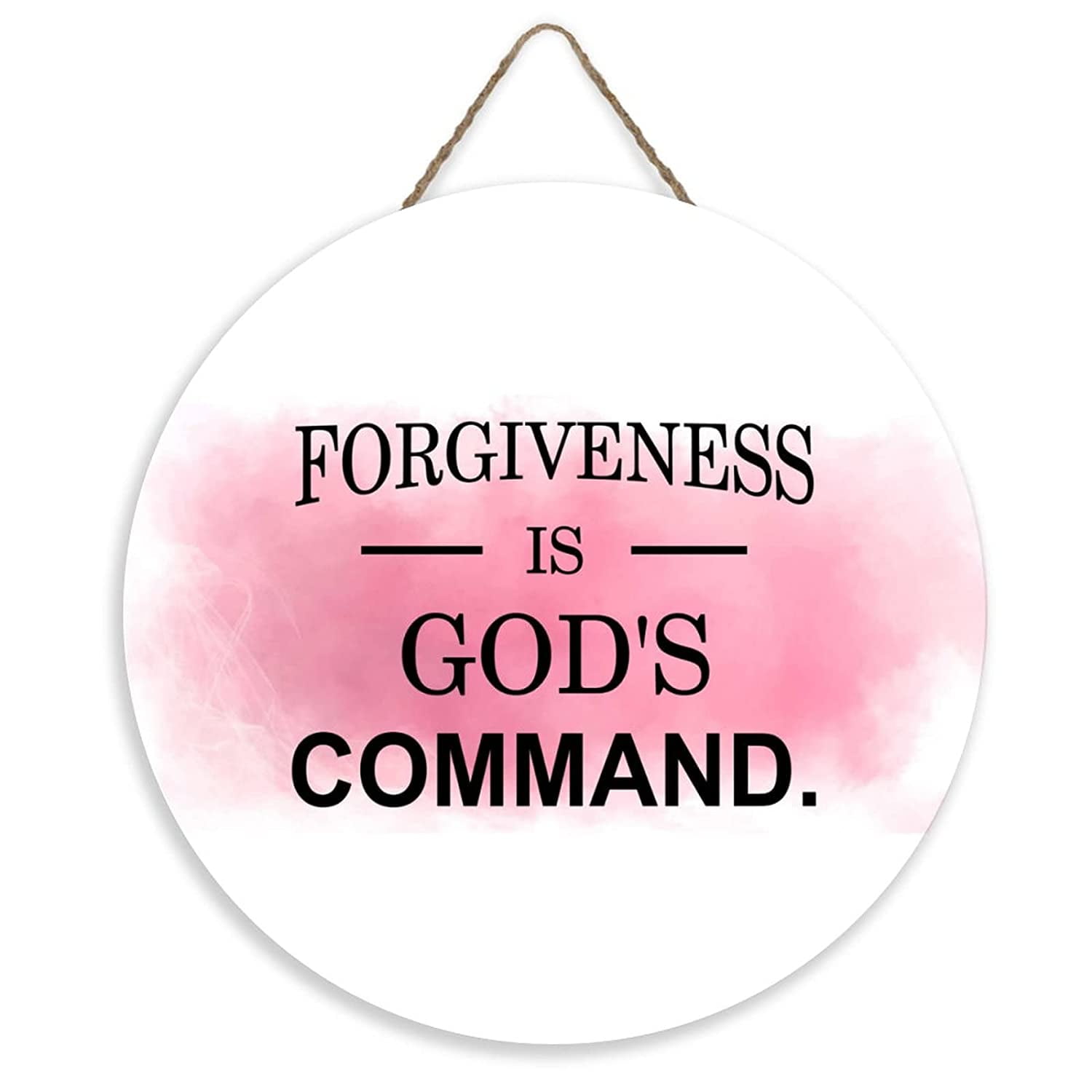 Rustic Welcome Sign Forgiveness Is God's Command Welcome Front Door ...