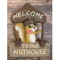 Rustic Welcome To The Nut House Funny Family Squirrel And Acorn Wall ...