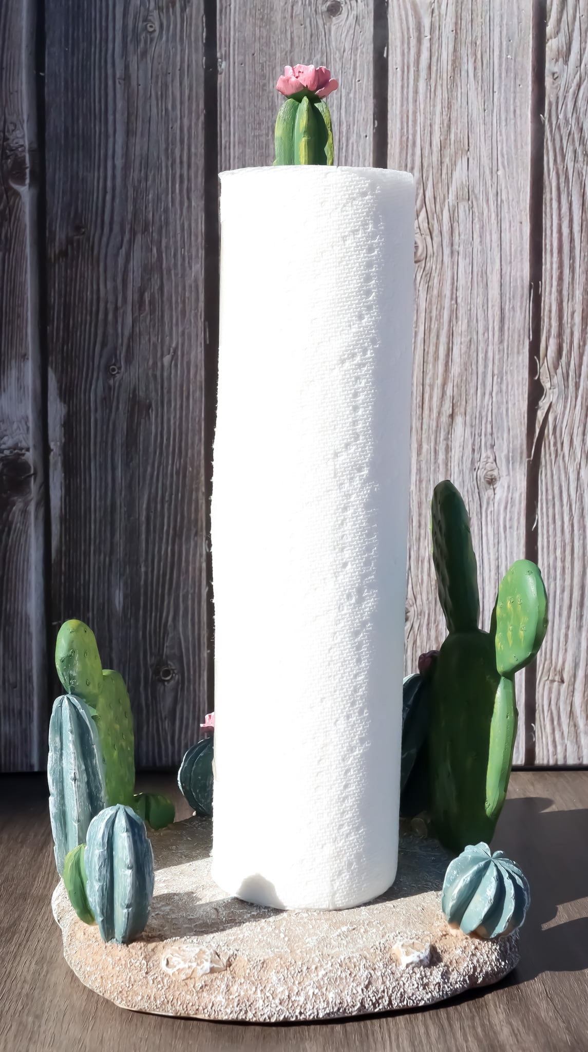 Rustic Western Desert Forest Saguaro Cactus Cacti Paper Towel Holder ...