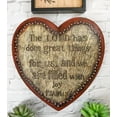 Rustic Western The Lord Has Done Great Things for Us Psalm 126 Heart ...
