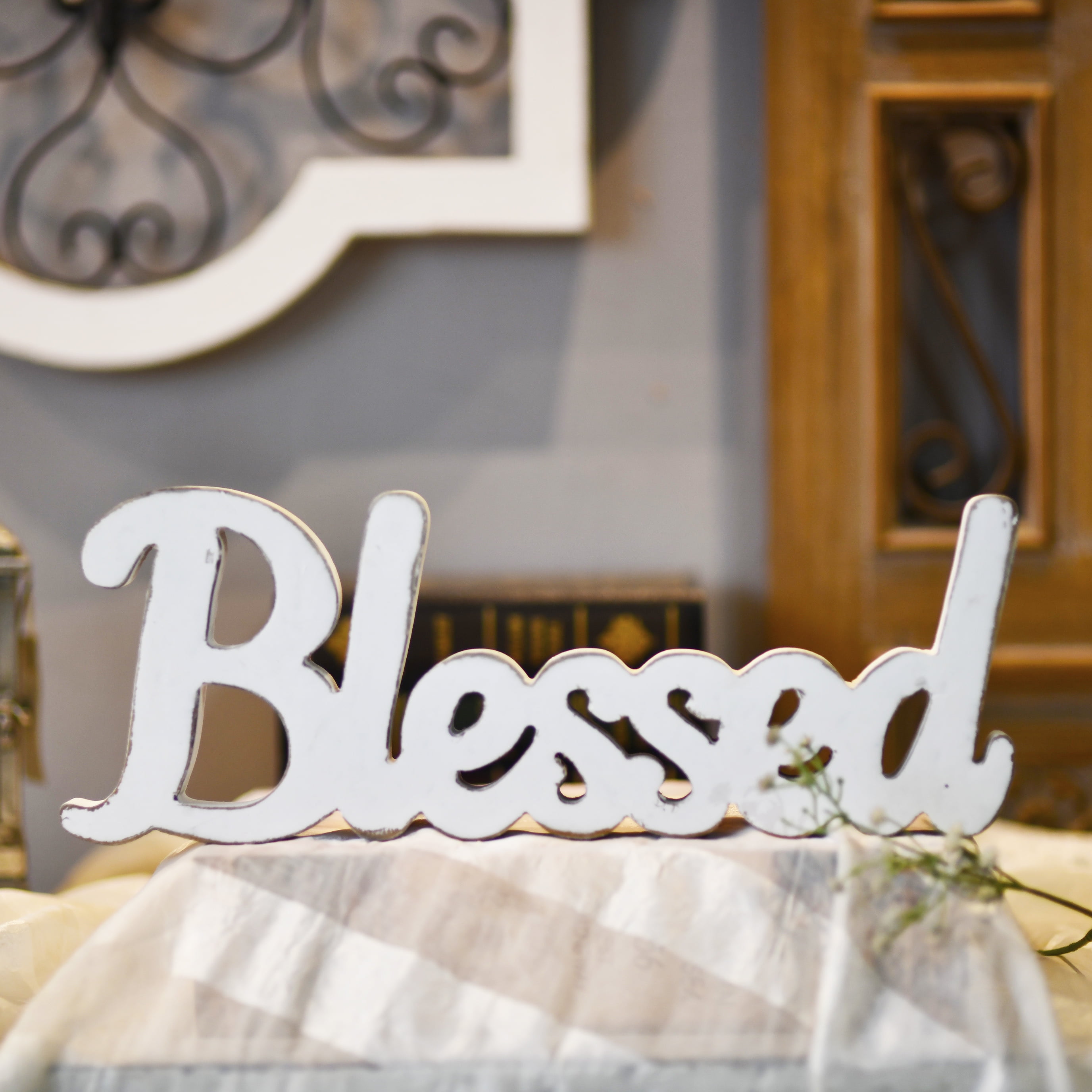 White Wood Farmhouse Sign I'm Dreaming Of A White Christmas Farmhouse