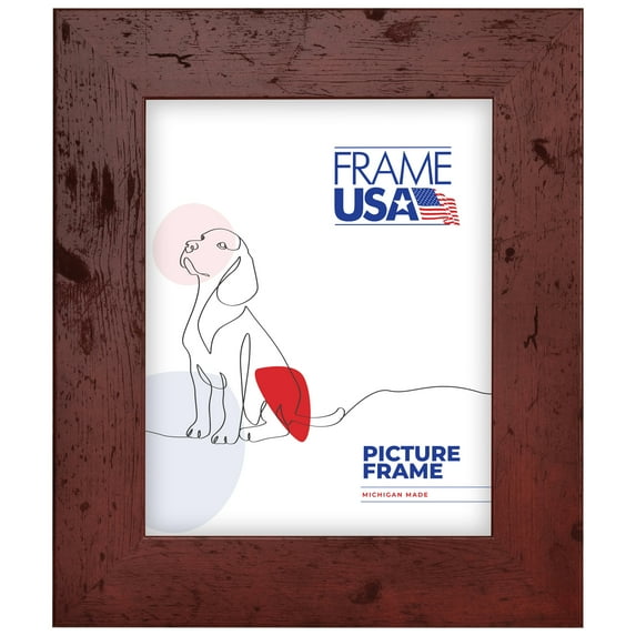 Rustic Wide Red 19x24 Inch Picture Frame - Walmart.com