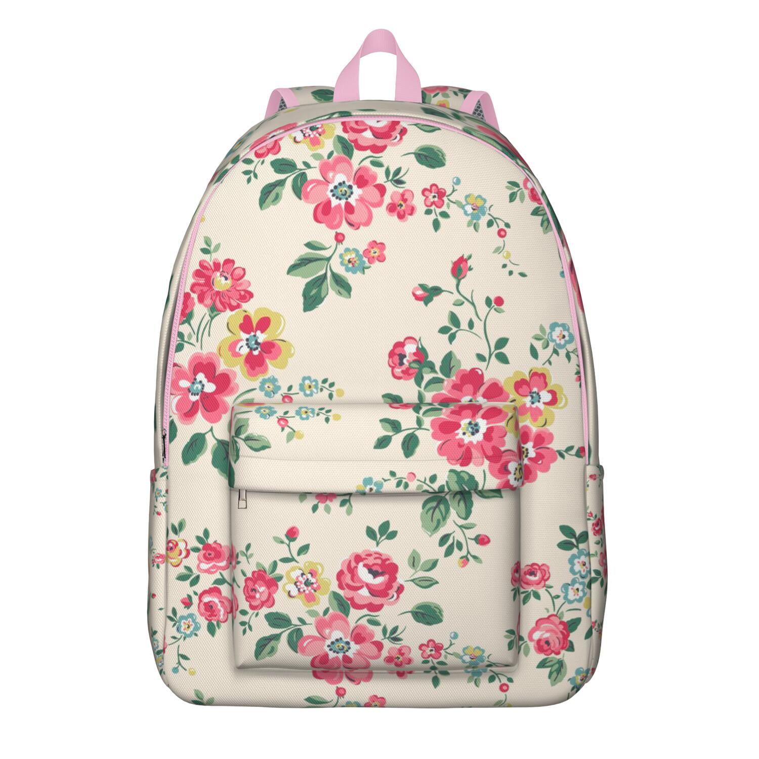 Rustic Wildflower Backpack - Farmhouse Vintage Waterproof Bookbag with ...