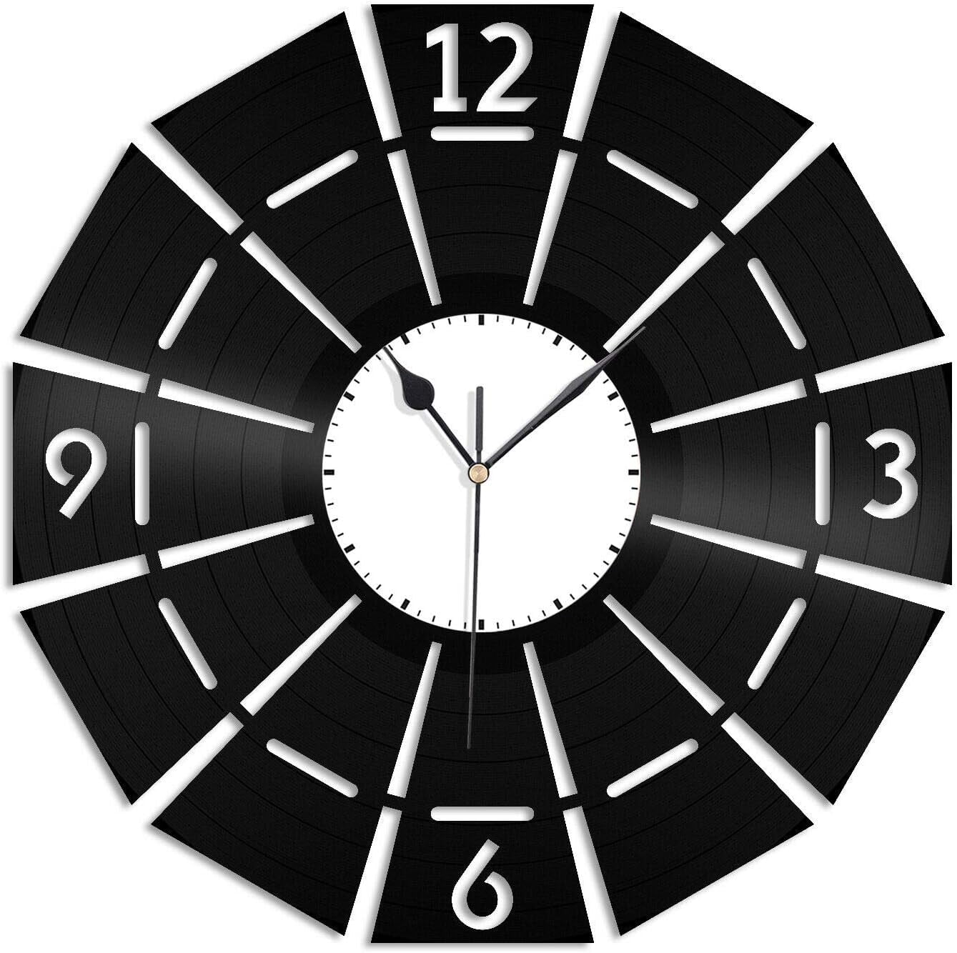 Rustic Windmill 3D Wall Clock Vinyl Wall Clock,Vinyl Record Clock Wall ...