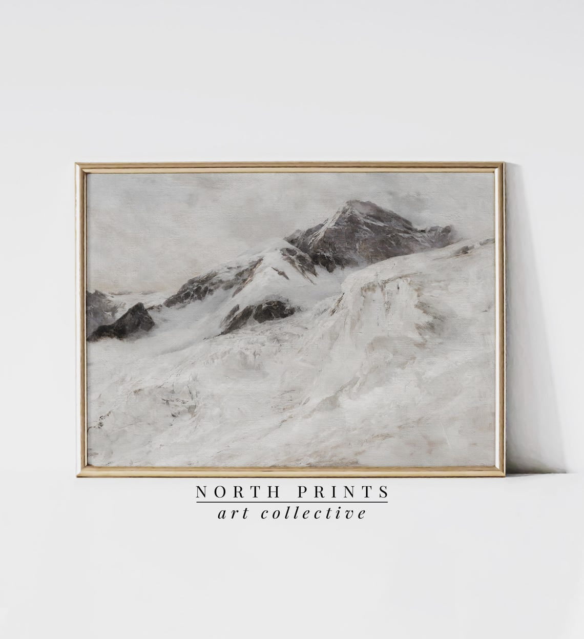 Rustic Winter Alps Lodge Poster, Unframed Size 16x24 - Walmart.com