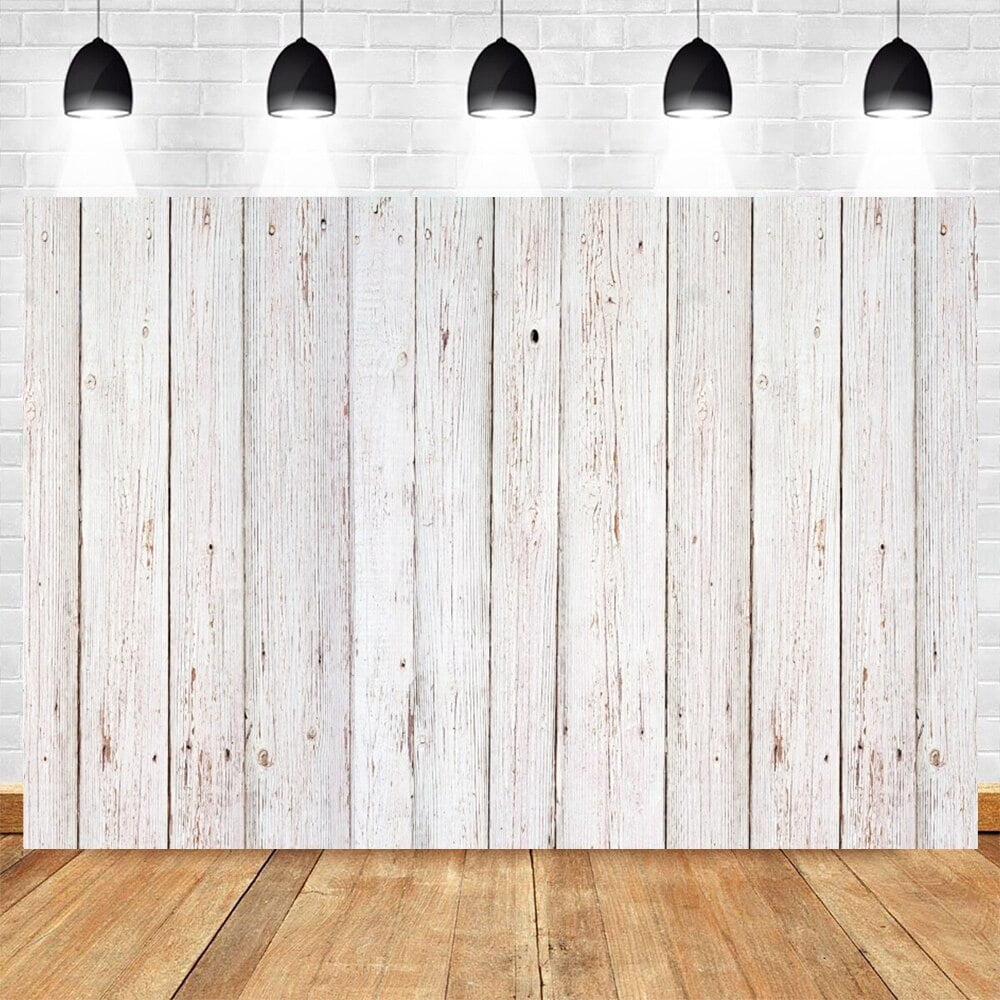 Rustic Wood Backdrop Retro White Brown Wooden Background for ...