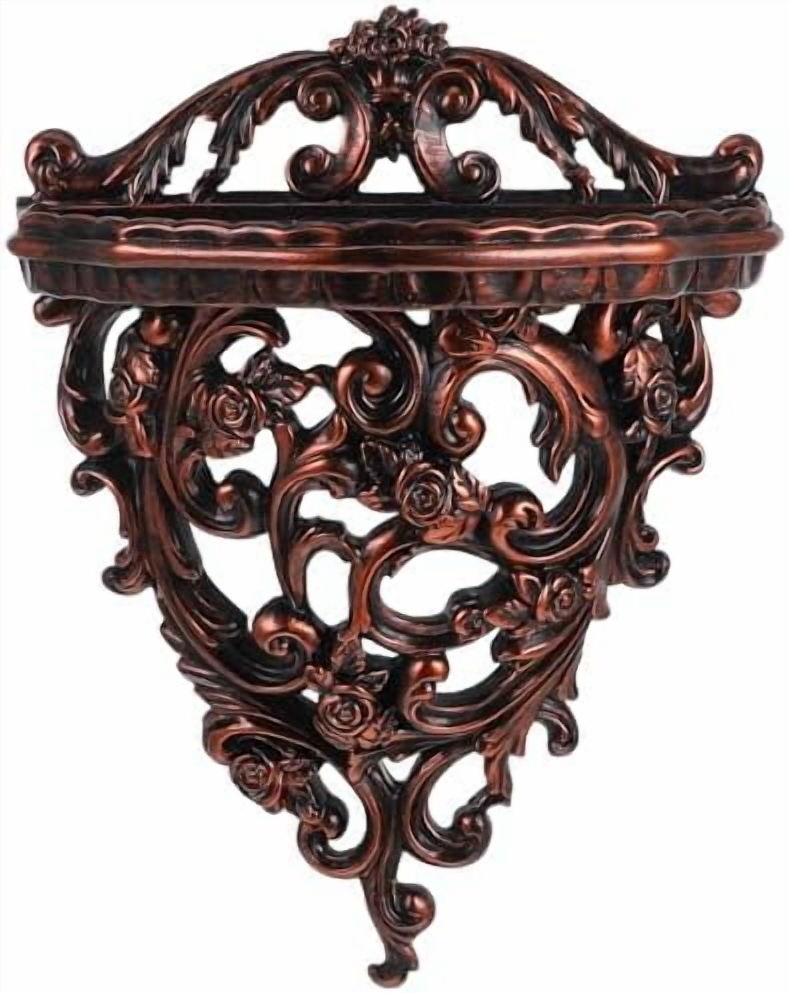 Rustic Wood Floating Shelves Farmhouse Style Hanging Corner Shelf ...