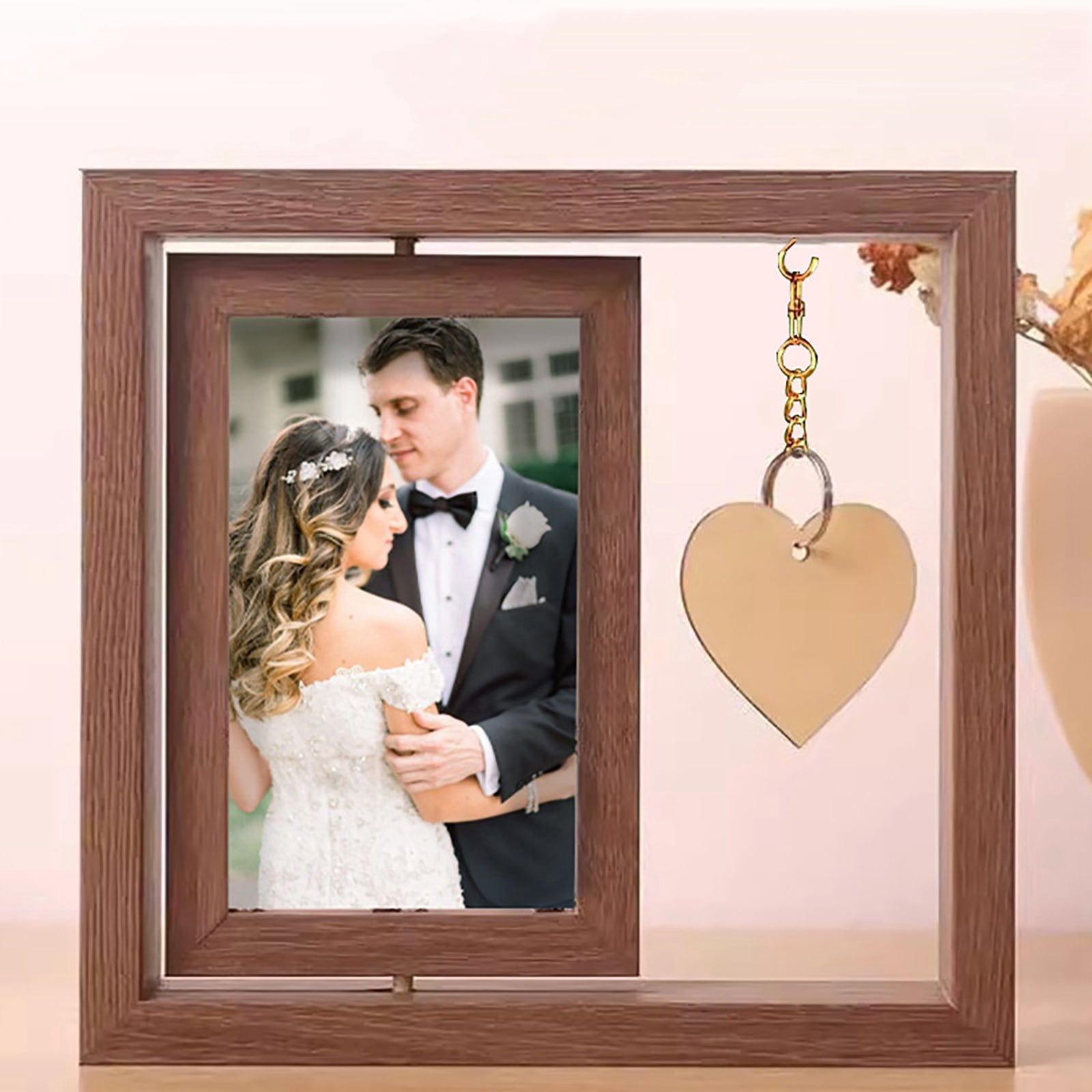 Rustic Wood Happy Anniversary Picture Frame Gifts for Women 360 ...