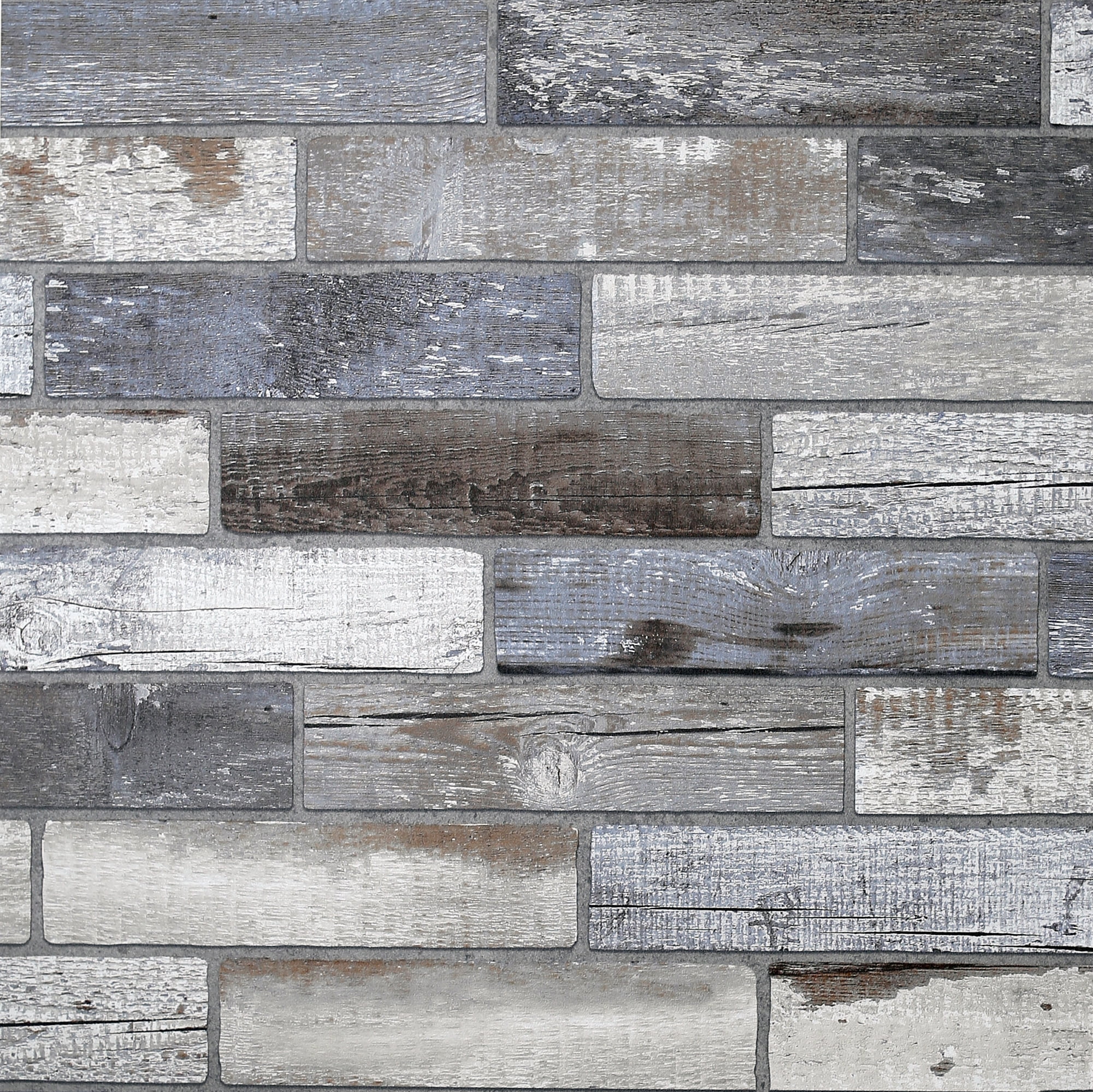 Rustic Wood Neutral Wallpaper - Walmart.com