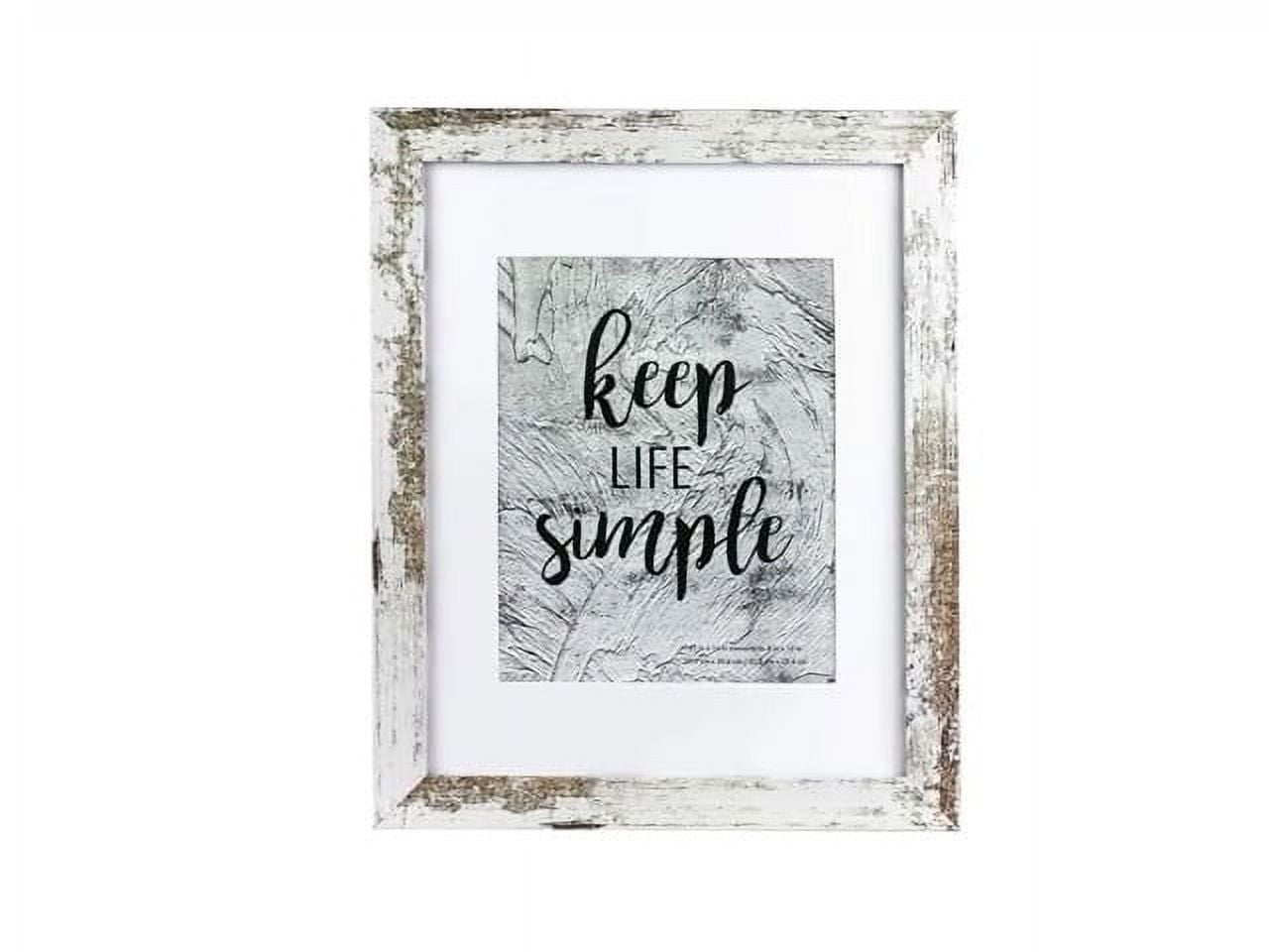 Rustic Wood Picture Frames White Photo Frames & Poster Frames Gallery ...