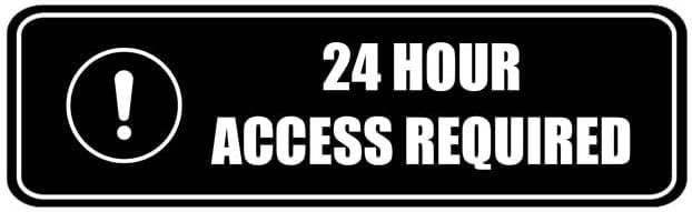 Rustic Wood Plaque Sign 24 Hour Access Required Sign Inspirational ...