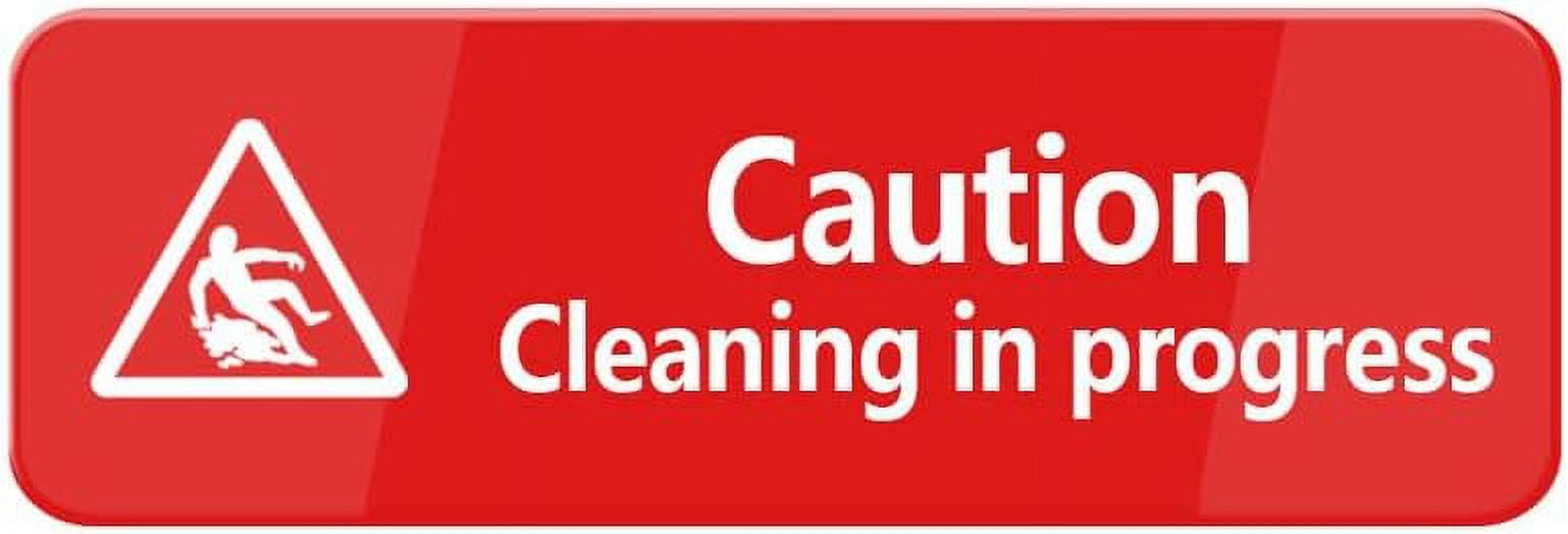Rustic Wood Plaque Sign Caution Cleaning In Progress Sign Inspirational ...