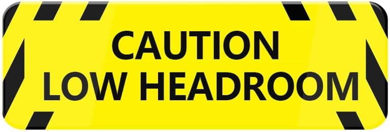 Rustic Wood Plaque Sign Caution Low Headroom Sign Inspirational Wooden ...