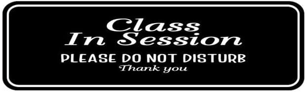 Rustic Wood Plaque Sign Class In Session Do Not Disturb Sign ...