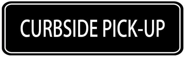 Rustic Wood Plaque Sign Curbside Pick Up Sign Inspirational Wooden ...