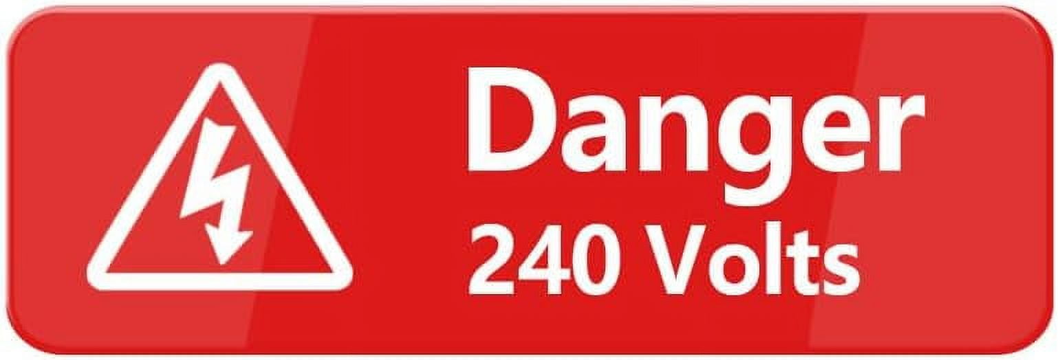 Rustic Wood Plaque Sign Danger 240 Volts Sign Inspirational Wooden ...