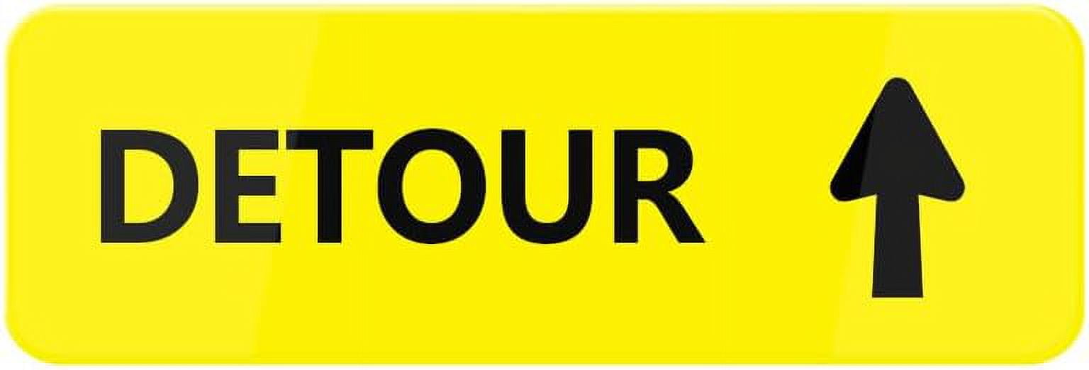 Rustic Wood Plaque Sign Detour Arrow Up Sign Inspirational Wooden Signs ...