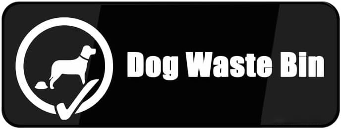 Rustic Wood Plaque Sign Dog Waste Bin Sign Inspirational Wooden Signs ...