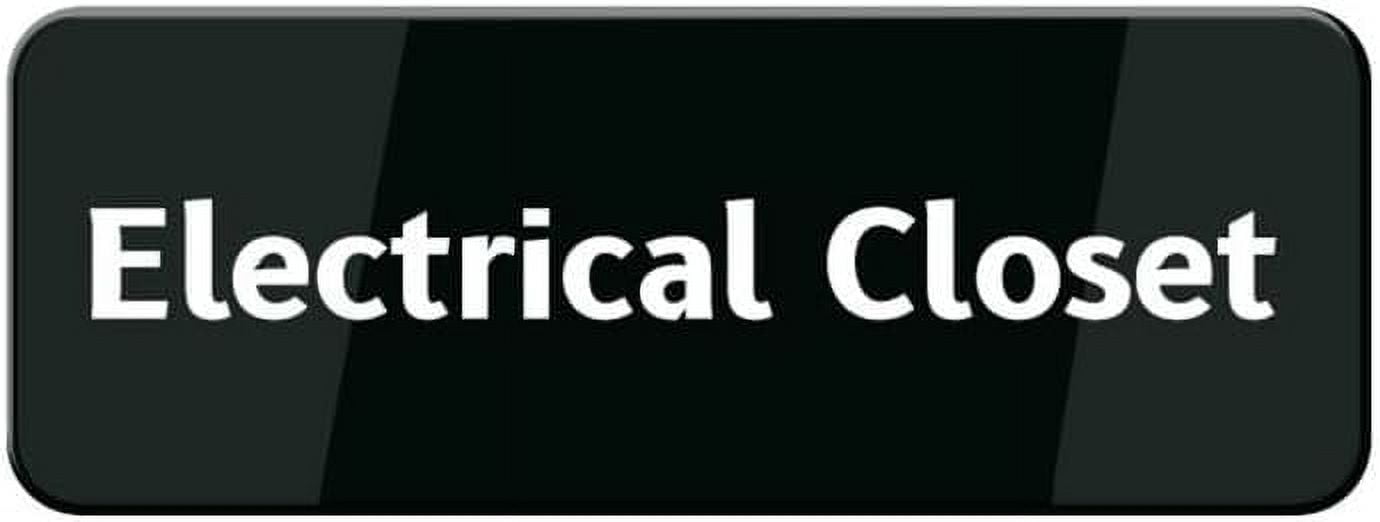 Rustic Wood Plaque Sign Electrical Closet Sign Inspirational Wooden ...