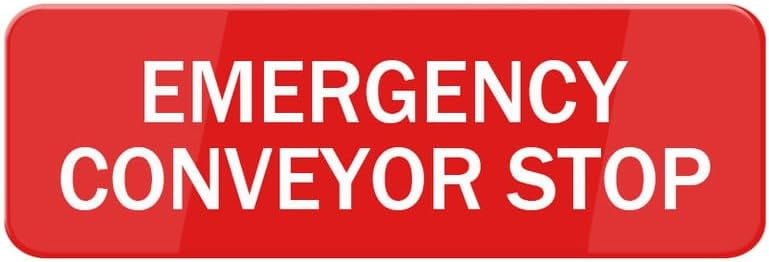 Rustic Wood Plaque Sign Emergency Conveyor Stop Sign Inspirational ...
