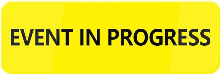 Rustic Wood Plaque Sign Event In Progress Sign Inspirational Wooden ...