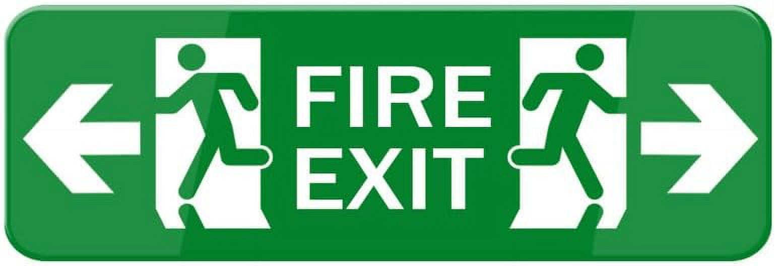Rustic Wood Plaque Sign Fire Exit Sign Inspirational Wooden Signs ...