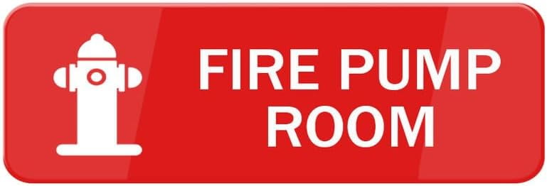 Rustic Wood Plaque Sign Fire Pump Room Sign Inspirational Wooden Signs ...