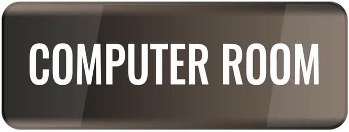 Rustic Wood Plaque Sign Framed Computer Room Sign Inspirational Wooden ...