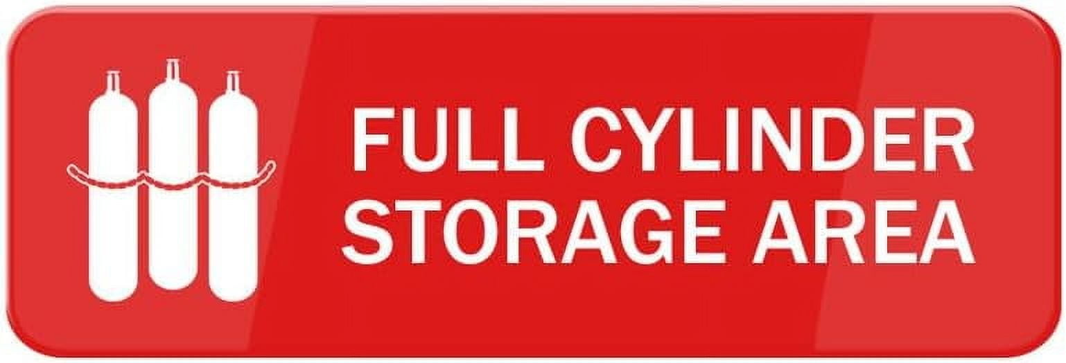 Rustic Wood Plaque Sign Full Cylinder Storage Area Sign Inspirational ...