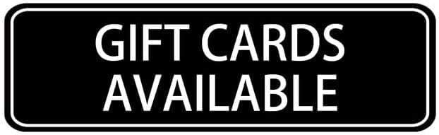 Rustic Wood Plaque Sign Gift Cards Available Sign Inspirational Wooden ...